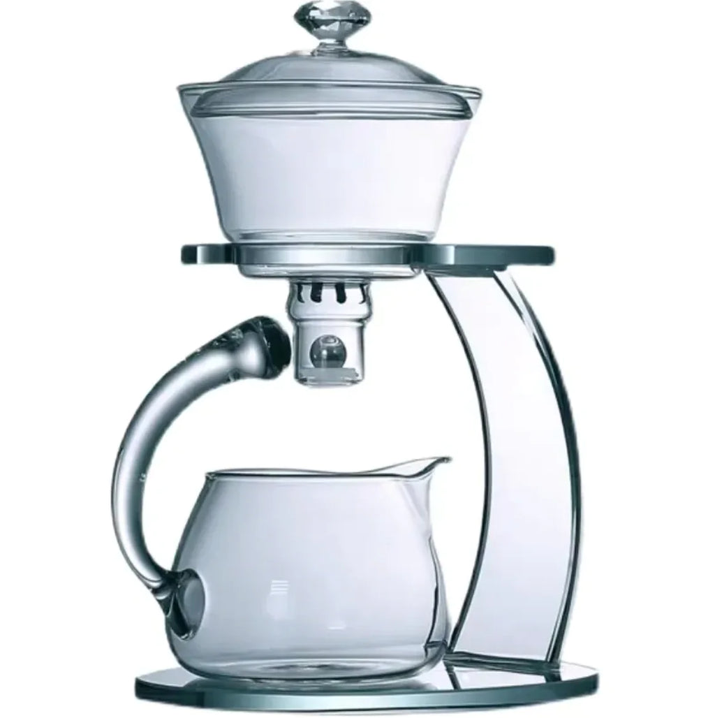 Automatic Glass Lazy Tea Maker Set – SquareRoot Botanicals